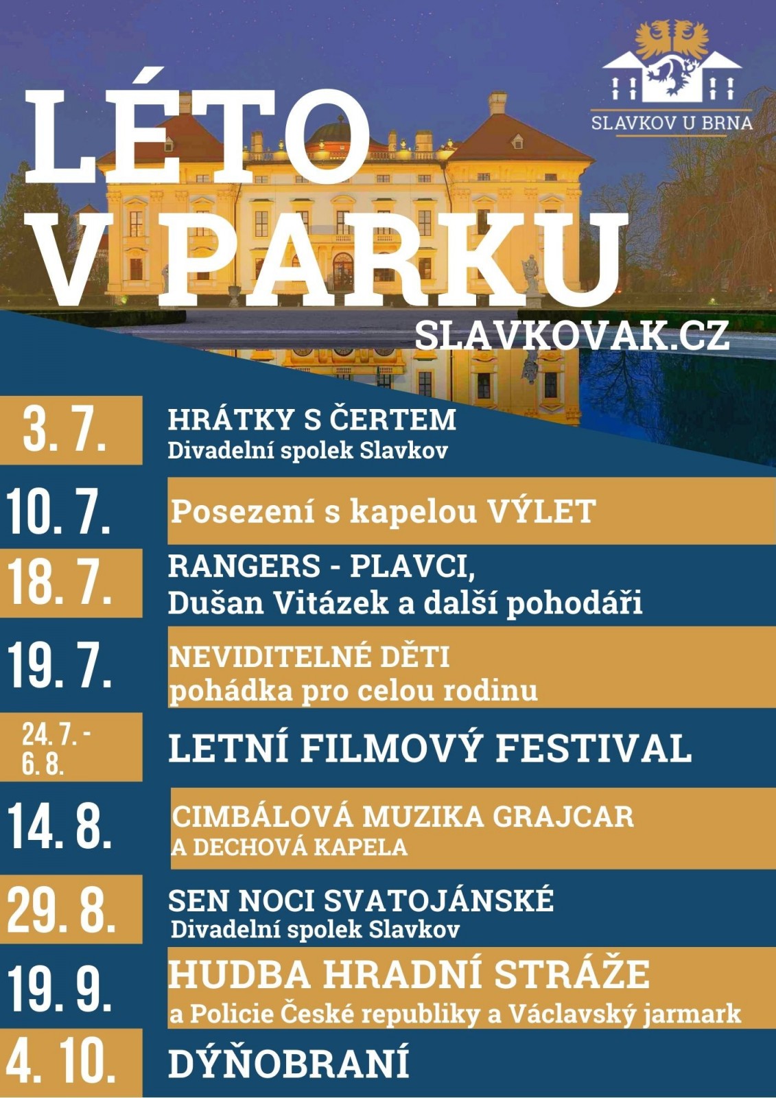 Kulturní léto v parku | slavkovak.cz